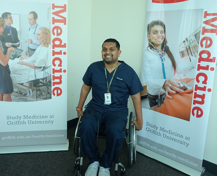 Dinesh, a SpineCare Foundation scholarship recipient - Northcott